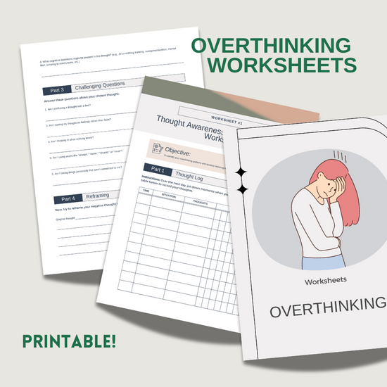 Worksheets for therapists, counselors, and coaches - Overthinking & Bo ...